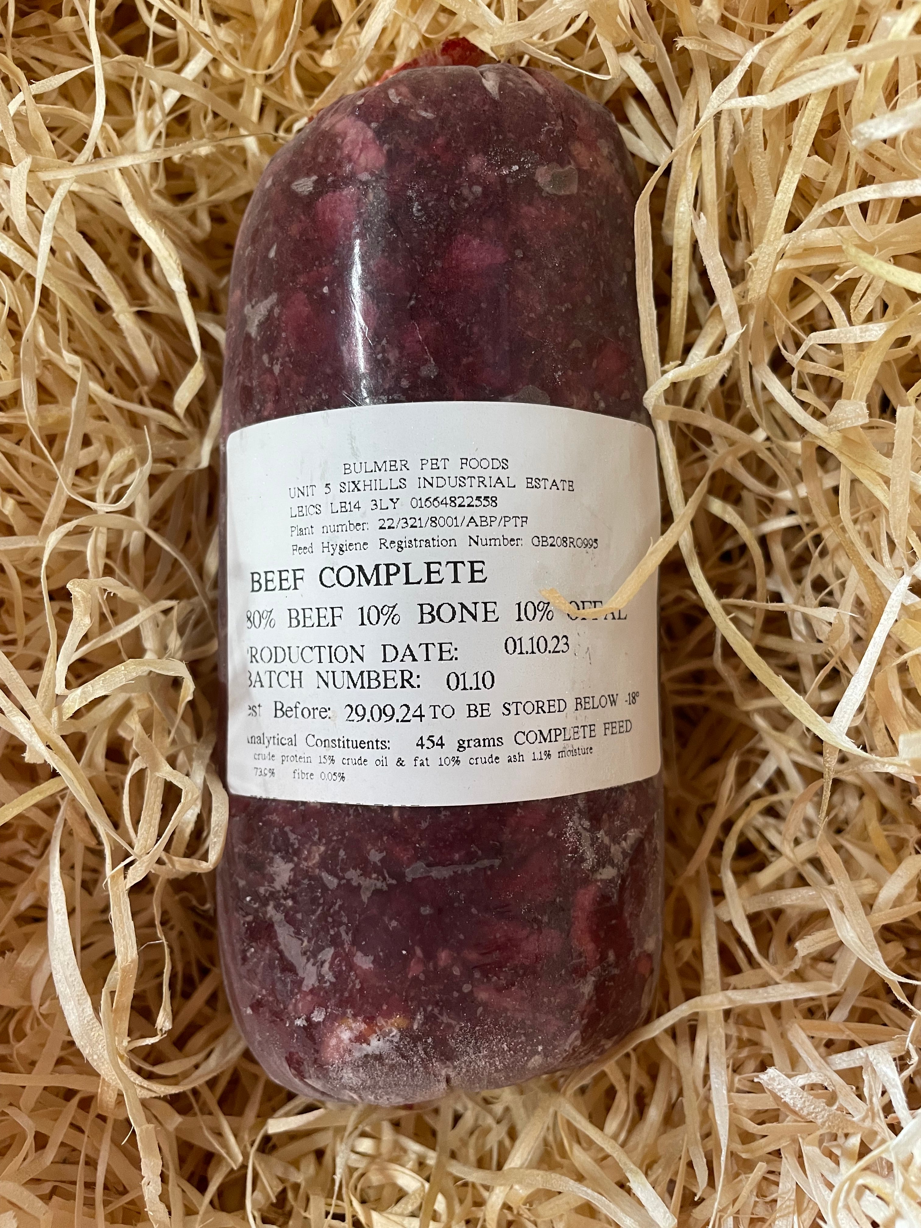 Bulmer Beef Complete Mince. 80/10/10 – TheRawFoodWarehouse