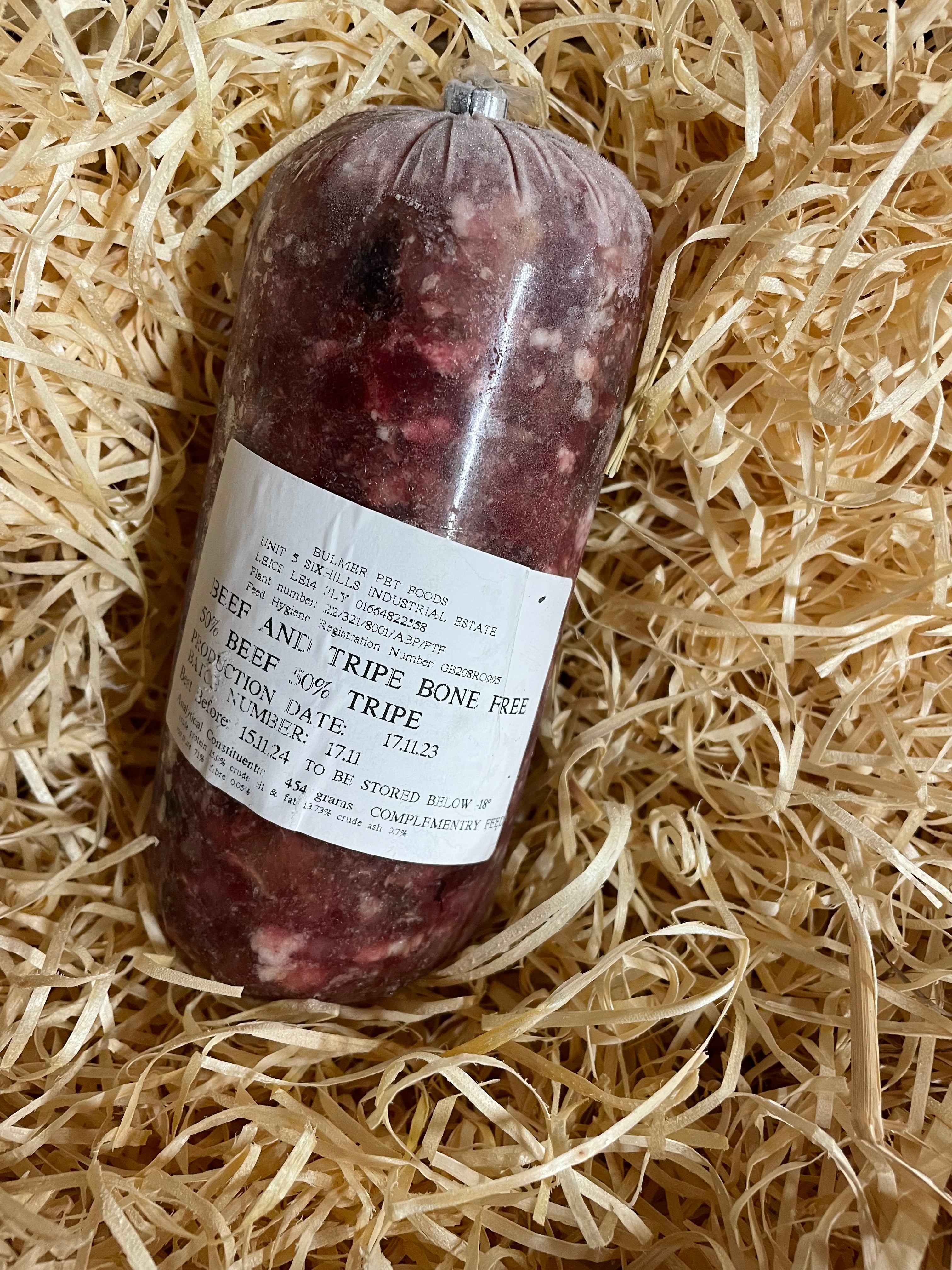 Bulmer Beef & Tripe Mince. – TheRawFoodWarehouse