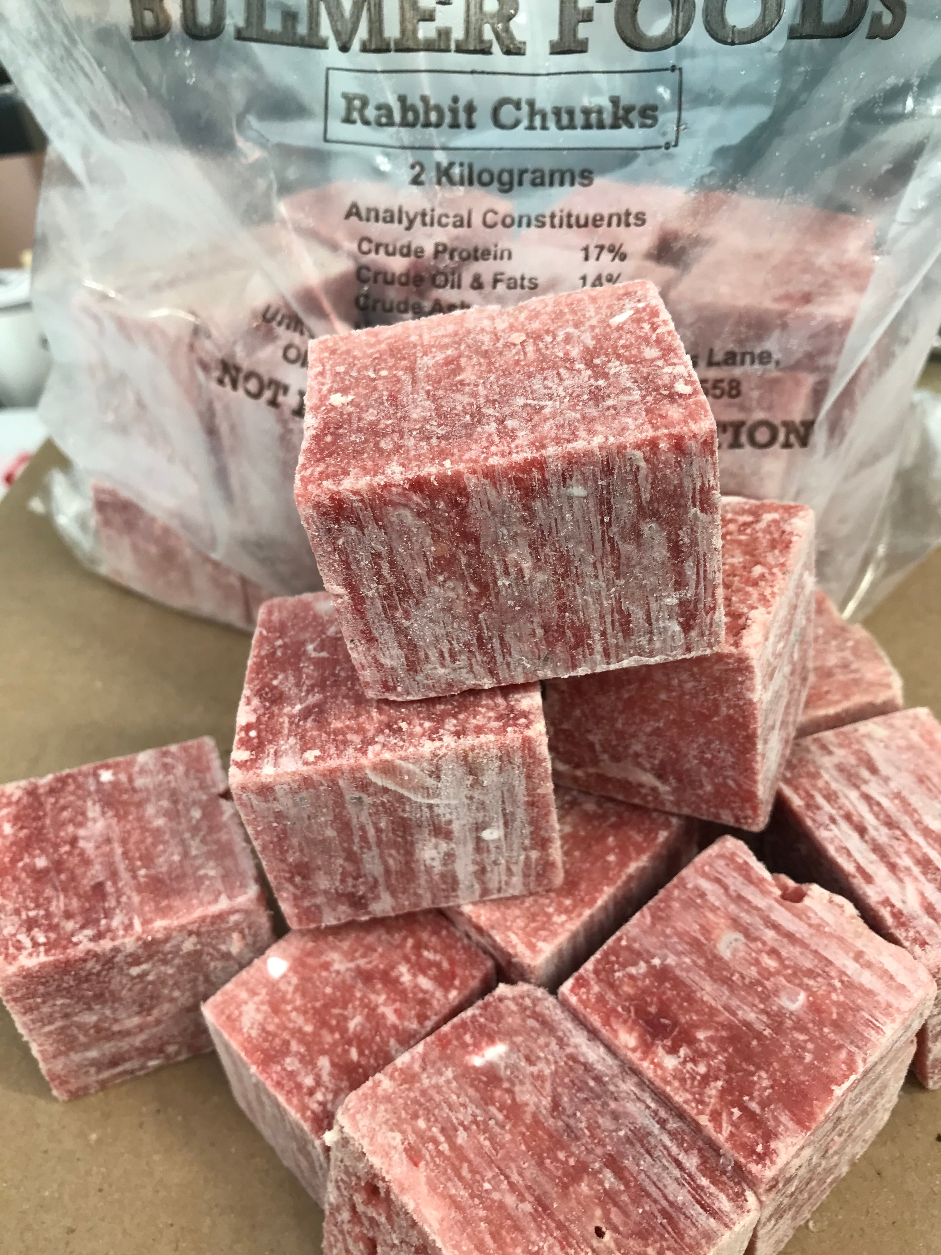 Rabbit Chunks - Raw. Approximately 2KG – TheRawFoodWarehouse